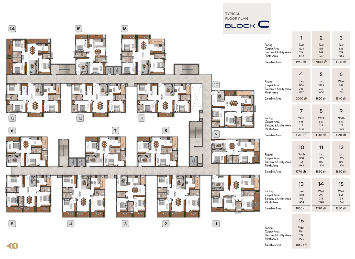 Magna Solitaire 2 & 3 BHK Apartments, Bandlaguda Jagir